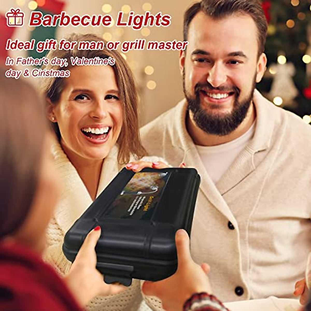 Grill Light, Grill Accessories for Outdoor Grill, Barbecue Magnetic LED BBQ Lights with 360° Flexible Gooseneck Weather Resistant - Stocking Stuffers for Men Dad, Smoker Grilling Gifts for Men -2 Pack