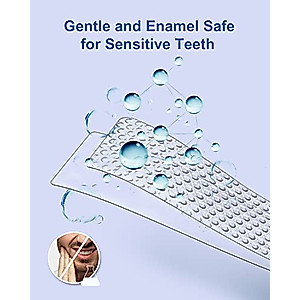 MySmile Teeth Whitening Kit with led Light, 28X Teeth Whitening Strips for Teeth Sensitive, 10 Min Fast Whitening Teeth, Helps to Remove Stains from Coffee, Smoking, Wines(1Pcs Light + 14Sets Strips)