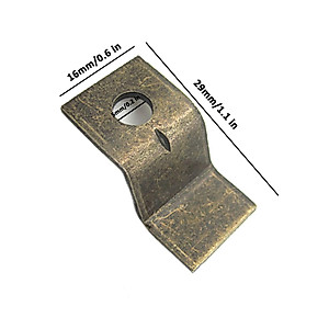 SeptCity Table Top Fasteners with Screws,Heavy Duty Z Table Top Connectors 40 Packs Set (Include 40 Clips and 40 Screws)