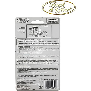 Outdoor Conduit Lighting Control with Photocell and Swivel Mount (Hardwired, Black), Photocell Light Sensor for Outdoor Lighting, Defiant Outdoor Timer, EZ-349A