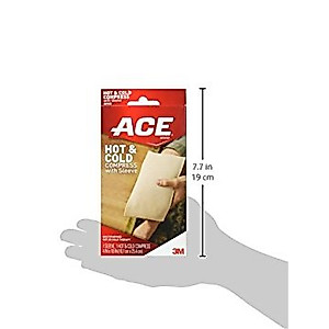 ACE Compression Knee Brace with Side Stabilizer, Recommended for hyperextension and meniscus injuries, Money Back Guarantee