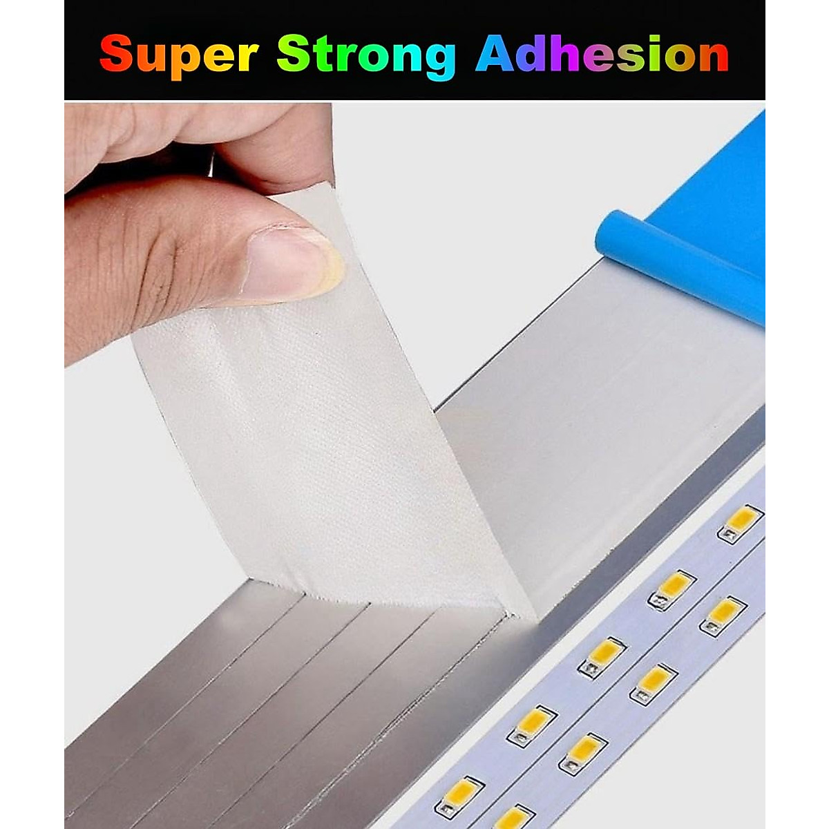 Double Sided Tape 1inch x 66Feet Thermal Tape Heavy Duty Super Strong Adhesive, Insulation Heat Transfer Tape for Paste CPU Heatsink, Mounting LED Strip, Carpet Fixing, Woodworking Project, DIY Crafts