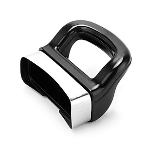 2Pcs Pot Short Side Handles Sauce Pot Panhandle Cooker Steamer Holder Handle Replacement Handgrip for Metal Pressure Pan Black Type A One Size