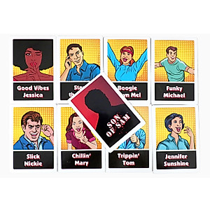 Regal Games - Son of Sam - Murder Mystery Card Game - for Holidays, Game Nights, and Parties - 5”x 2” Card Size - 54 Count - Up to 26 Players, Ages 12+