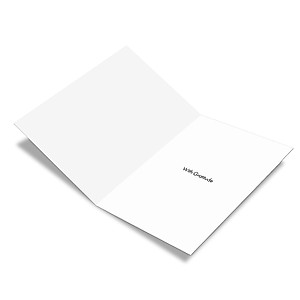 The Best Card Company Thank You Greeting Card with 5 x 7 Inch Envelope (1 Card) Many Thanks Purple C6842GTYG