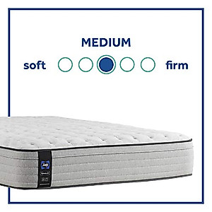 Sealy Posturepedic Spring Summer Rose Faux Eurotop Medium Feel Mattress, Queen