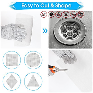 4 Pieces 20 Mesh 8.2”X11.8” (21cmX30cm) Wire Mesh, Sturdy Metal Mesh Sheets for DIY Projects 304 Stainless Steel No Rust Mesh Screen