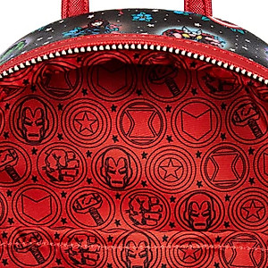 Loungefly Marvel Avengers Tattoo Womens Double Strap Shoulder Bag Purse