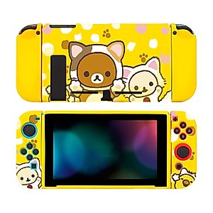 MUDEVIL Protective Case for Nintendo Switch - Cute Rilakkuma - Soft Anti-Scratch Shockproof Slim Cover Case for Nitendo Switch and Joy-Con