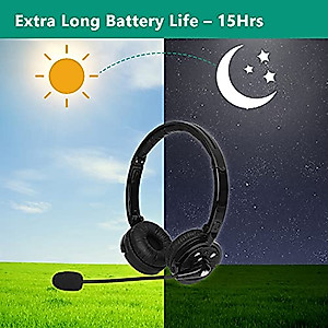 Giveet Wireless Gaming Headset Set w/USB-C Audio Dongle Compatible with Nintendo Switch Lite, Bluetooth Over Ear Headphones for PS4, PC, Plug n Play, 40ms Low Latency, in-Game Voice Chat
