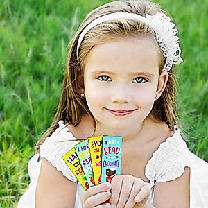 30 Pieces Assorted Scented Magnetic Bookmarks Scratch and Sniff Fruit Food Theme Bookmarks Encouraging Sayings Bookmarks Cute Bookmarks for Kids, Students, Teens, 10 Styles (Classic)