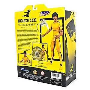 Diamond Select Toys Bruce Lee (Yellow Jumpsuit Version) Select Action Figure, Multicolor, Standard