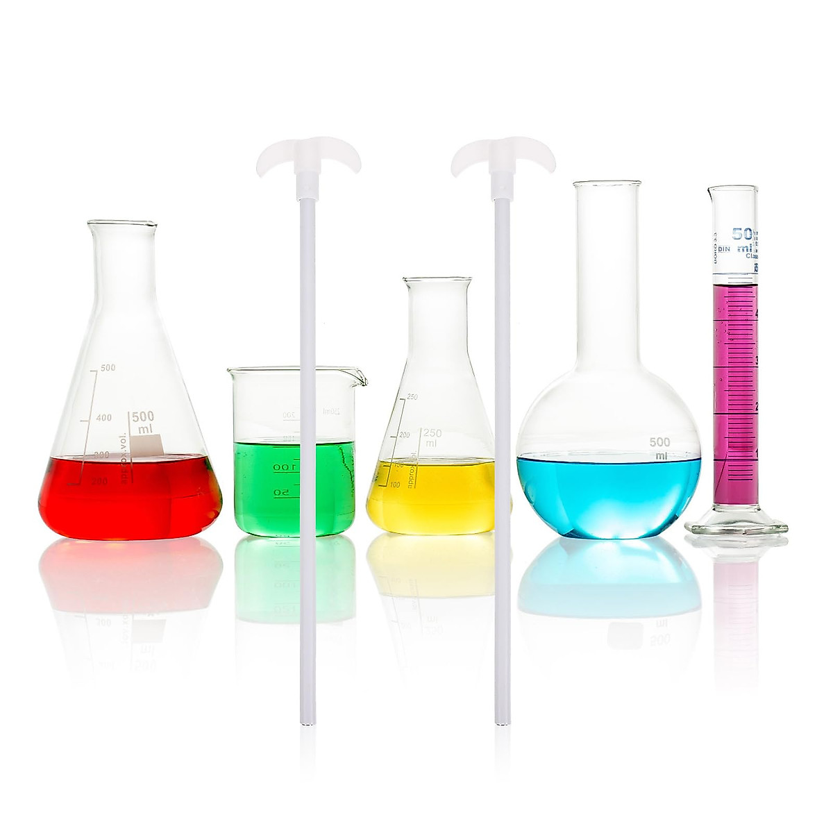 Baluue PTFE Electric Stirring Rod 310 mm/12 inch Length Stirrer with Paddle Mixer Shaft Accessories Electric Overhead Stirrer for Lab