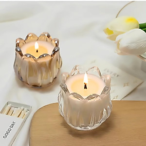 GOLDEAL 12Pcs Clear Votive Candle Holders,Clear Thick Glass Tea Light Candle Holder Bulk,Tealight Candle Jars for Wedding Table Decor,Party Supplies,Bridal Shower,Baby Shower,Tables Centerpieces