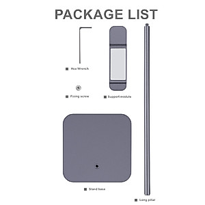 MHQJRH Aluminum Headphones Stand Holder, Suitable for Headphone Display Stands of All Gaming headsets and Wireless Headset Sizes (Space Gray)