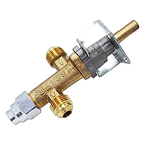 MCAMPAS 50,000 BTU Low Pressure LPG Propane Gas Flame Failure Safety Control Valve Kit with Thermocouple for Outdoor Gas Firepit .Fireplace. Heater