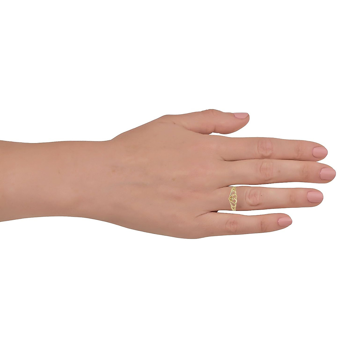 AVORA 10K Yellow Gold November Birthstone-Genuine Citrine Ring, Size 8 - Size 8