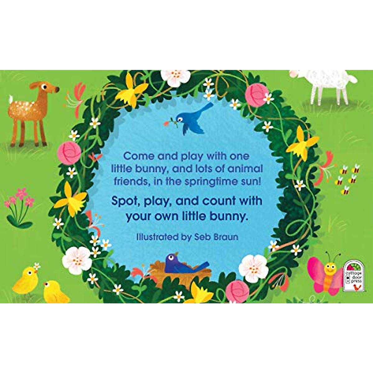 One LIttle Bunny: A Counting Playbook - Children's Board Book Gifts for Easter Baskets and Springtime Fun, Ages 1-5