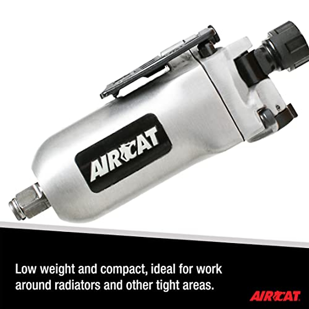 AIRCAT Pneumatic Tools 1320: 3/8-Inch Butterfly Impact Wrench with Built-In Air Inlet100 ft-lbs
