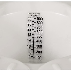 Graduated Specimen Collector Pans [Pack of 5] Toilet Nursing Hat for Urine, Vomit & Stool Collection Fits Over Toilets and Commodes - 30 oz for Women and Elderly (5)