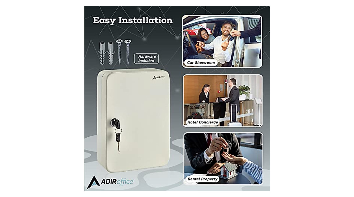 AdirOffice Key Lock Box - Secure Your Keys Today