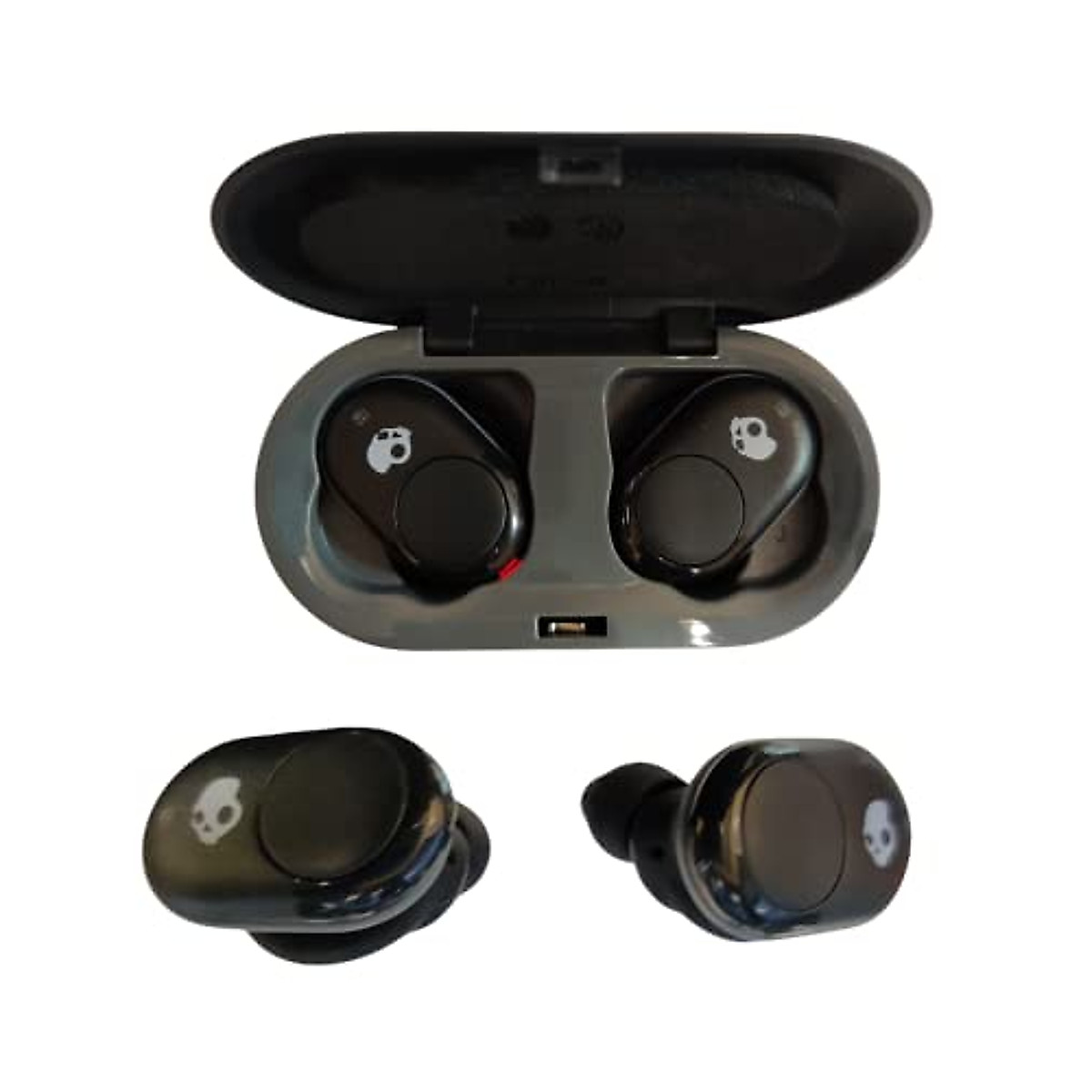 Skullcandy Push XT True Wireless in-Ear Earbud - Black/Gray (Renewed)