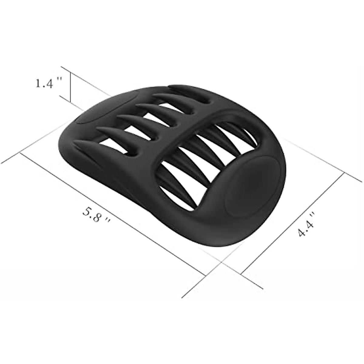 KITCHENDAO Meat Shredder Claw, Fully Solid to Create Strongest BBQ Meat Forks, Lock Mechanism for Safe Storage, BPA Free, Smoker Accessories for BBQ Gifts for Men & Stocking Stuffers for Men