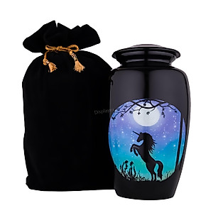 Urn for Ashes Adult Male, Female & Child - Decorative Urns, Cremation Urns for Human Ashes, Funeral Urns, Urn for Ashes for Women, Unicorn Urns (Standard, Large)