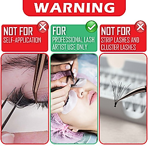 M|LASH Premium Eyelash Glue - Lash Extension Glue with 6-7 Weeks Retention, 1-2 Second Dry Time, 5ml - Volume & Classic Eye Lash Glue for Professional Use Only