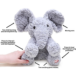 Peekaboo Talking Singing Moving Soft Plush (Elephant)