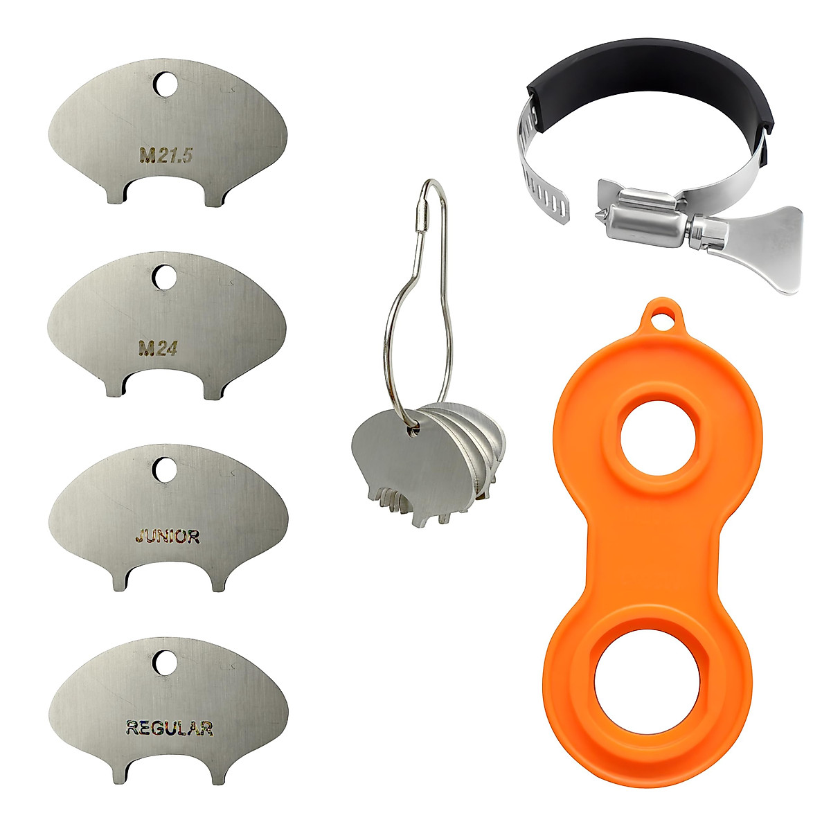 3-in-1 304 Stainless Steel Aerator Key & Faucet Aerator Removal Tool Set – Fits M20, M22, M24, M28, Cache Aerators (M21.5, M24, Junior, Regular) & Adjustable for Female Threads (16–34mm)