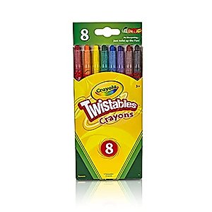 Crayola Twistables Crayons, School Supplies, 8ct
