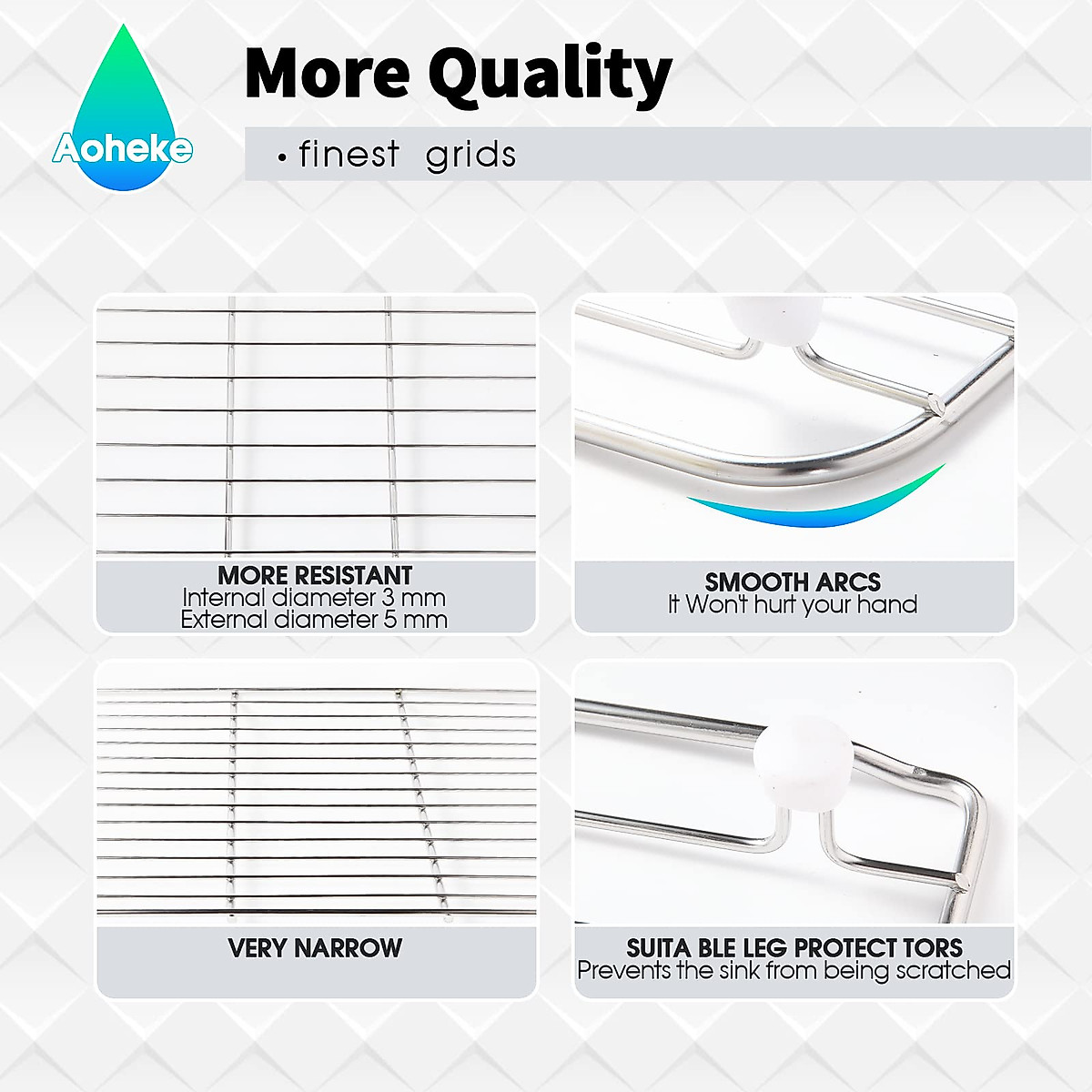 K-6449-ST Sink Protector for Kohler/Whitehaven Sink Racks K-5826 and K-5827 Sinks, (Stainless Steel)