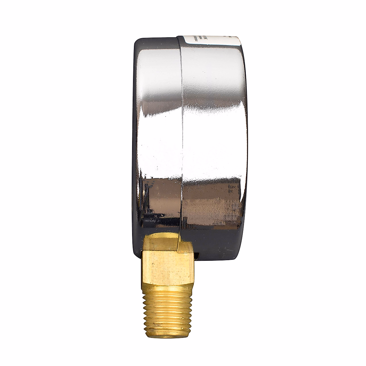 CARBO Instruments 2-1/2" Pressure Gauge, Chrome Plated Steel Case, Dry, Compound Vacuum -30 Hg - 0-30 psi Lower Mount 1/4" NPT