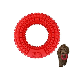 Dog Chew Toys for Aggressive Chewers - Chew Ring Interactive Medium Large Dog Puzzle Toys, Dog Chew Enrichment Toys for Boredom and Brain Stimulating Game Keeps Them Engaged