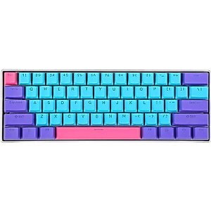 BOYI Wired 60% Mechanical Gaming Keyboard,Mini RGB Cherry MX Switch PBT Keycaps NKRO Programmable Type-C Keyboard for Gaming and Working (Joker-Color,Cherry MX Brown Switch)