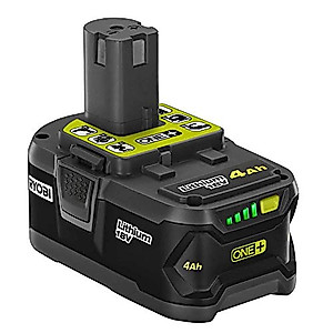 Ryobi P737D 18-Volt ONE+ Cordless High Pressure Inflator with Digital Gauge & 4.0 Ah 18-Volt Lithium-Ion High Capacity Battery (Bulk Packaged)