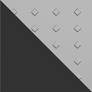 Pemberly Row Space Saving Metal 2 Piece Garage Storage Set with 2 Door Floating Cabinets in Grey