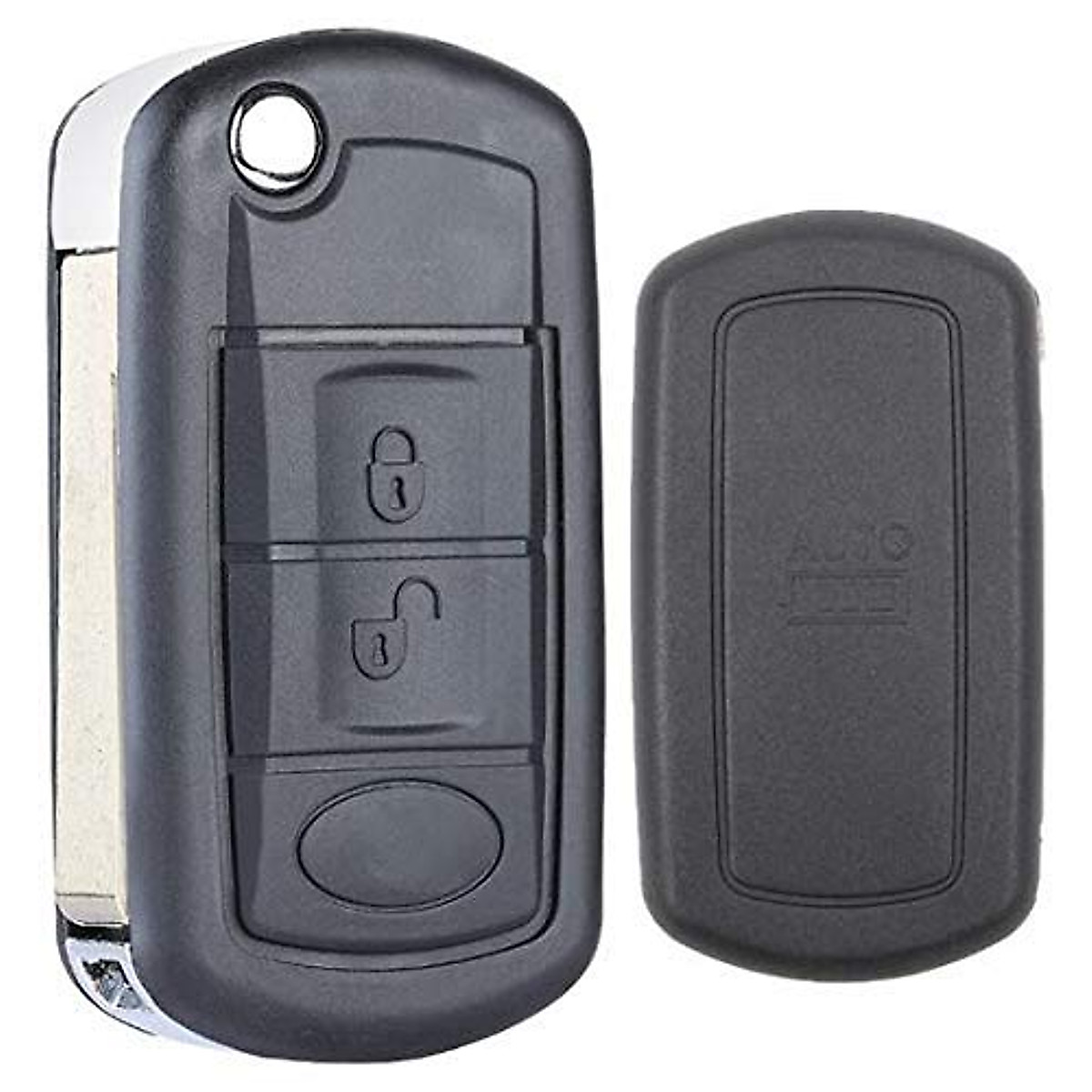 Keymall keyless Entry Replacement Car Key 3B Fob Remote 315MHZ ID44 Chip for Range Rover Range Rover Sport, FCC: LX8FZV HU92 Blade (67# Blade)