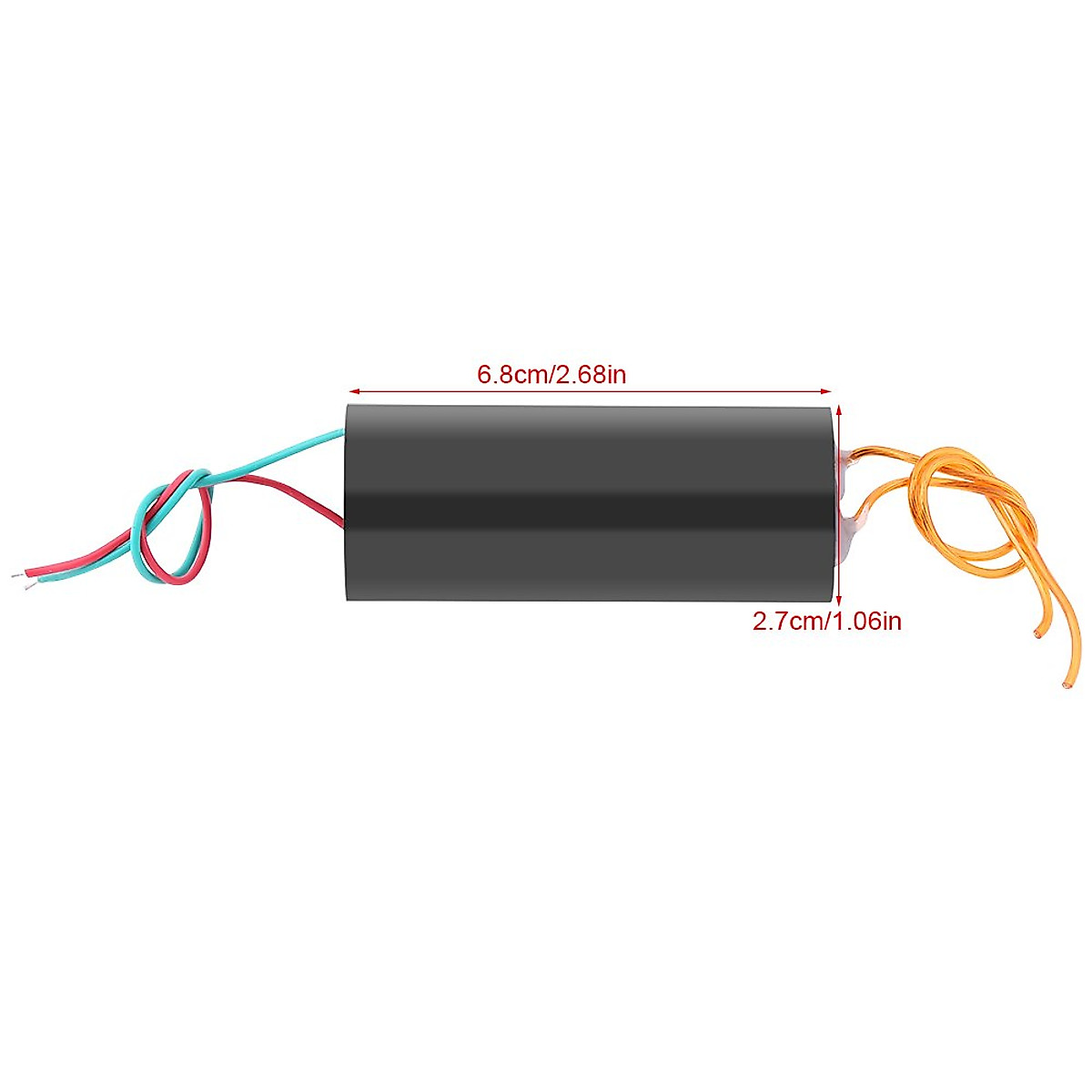 High Voltage Pulse Generator, DC 6V-12V Boost Step-up Power Module High Voltage Generator 1000kV Super Electric Arc Module Input 2A~5A, Output 500KV~1000KV