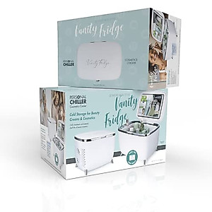 PERSONAL CHILLER Mini Skincare Fridge 6 Liter, Portable Cosmetic Fridge, Low Noise Small Refrigerator for Beauty Products, Beverage, Home, Bedroom, Dorm, Office