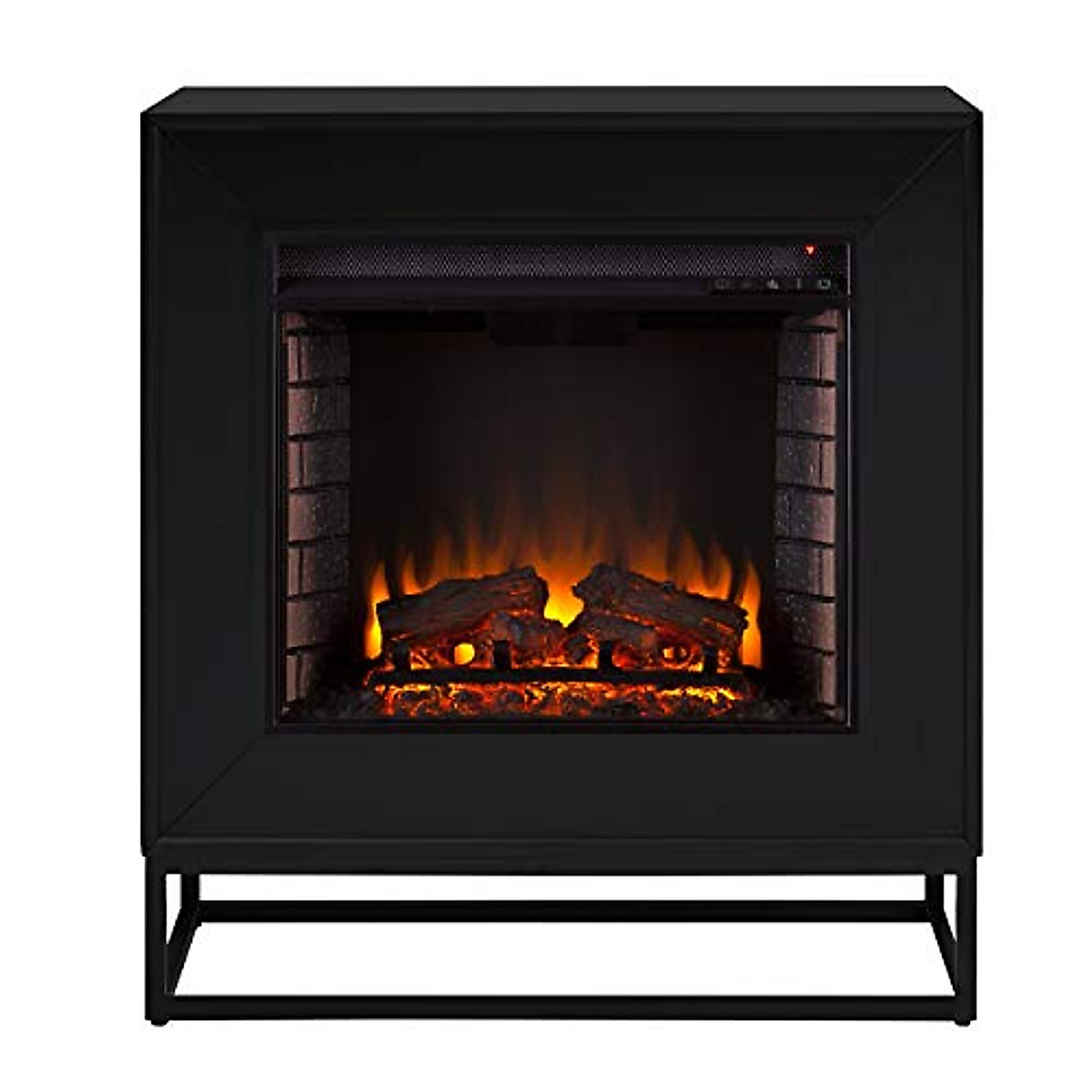 SEI Furniture Frescan Electric Fireplace, Black