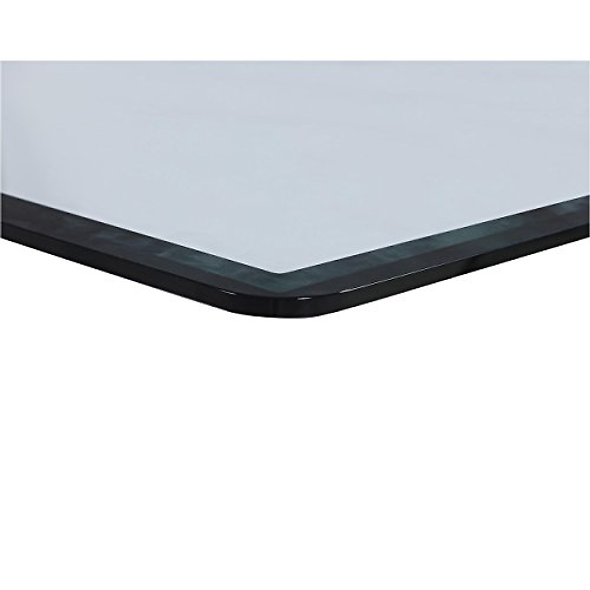 Milan Rectangle 1/2" Bevel Edge Glass Top, 44 x 84, Clear