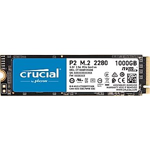 VAKAR P2 1TB 3D NAND NVMe PCIe M.2 SSD Up to 2400MB/s - CT1000P2SSD8