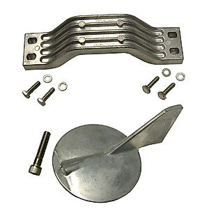 US Marine Products Aluminum Anode Kit Fits Yamaha 150-200 Hp Includes Hardware Replaces Quicksilver 8m6007986, Martyr CMY150KITA, Seachoice 95211, Sierra 18-6133