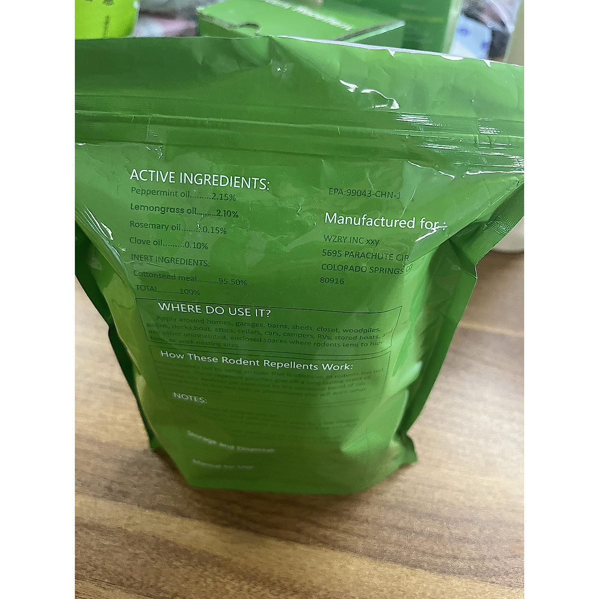 8 Pack Mouse Repellent Natural Peppermint Oils Rodent Repellent Pouches, Mice Repellent