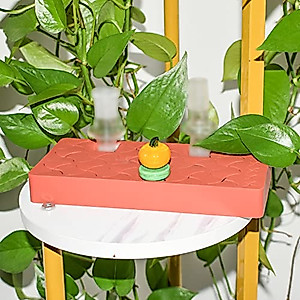 Multi-Function Silicone Storage Box, Silicone Multi-Grid Storage Display Rack, Metal Tool Glass Accessories Storage Box (M)