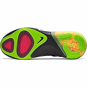 Nike Men's Joyride Run Flyknit Running Shoes (13, Black/White/Electric Green/Kumquat)