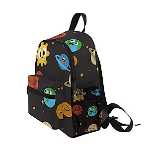 Unisex Kids Backpack Happy Planet Toddler School Bag with Reinforced Straps