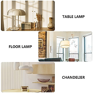 Totority Paper Floor Lamp Shades Japanese Style Standing Lampshade White for Living Room Floor Lamp Shade